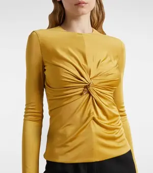 Versace Safety Pin Jersey Top