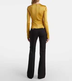 Versace Safety Pin Jersey Top