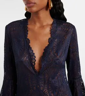 ALEXANDRA MIRO Kara Lace Beach Dress