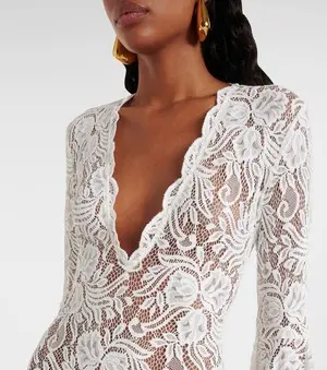 ALEXANDRA MIRO Kara Lace Beach Dress