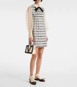 Valentino Garavani Pompom Cotton Crew Socks