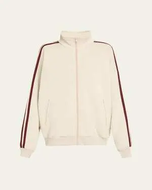 6397 Fleece Zip-Up Track Jacket - Putty