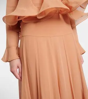 Zimmermann Balance Floral Midi Skirt