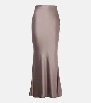 THE SEI Silk Charmeuse Maxi Skirt
