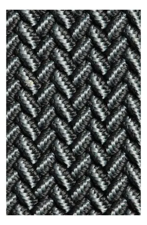 Nordstrom Woven Elastic Belt - Black- Grey