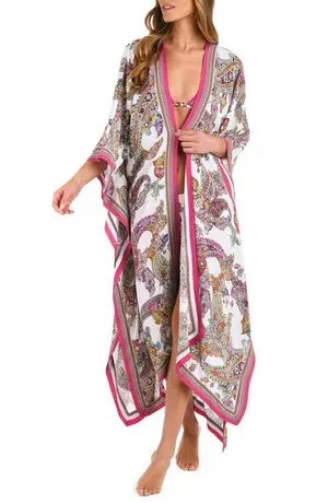 L'Agence Kara Long Sleeve Cover-up
