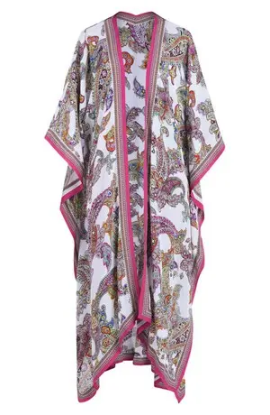 L'Agence Kara Long Sleeve Cover-up