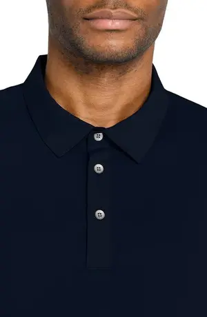 W.R.K Solid Reworked Slim Fit Polo - Navy