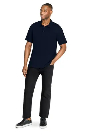 W.R.K Solid Reworked Slim Fit Polo - Navy