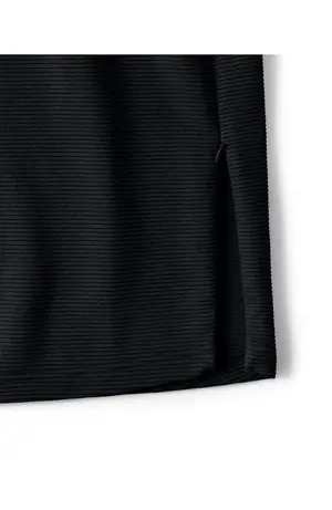 LANDS' END Starfish Side Zip Midi Skirt - Black