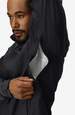 MARMOT Precip® Waterproof Hooded Jacket - Black