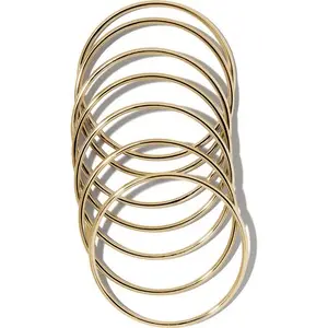JENNIFER FISHER Set Of Stackable Bangles - Yellow Gold