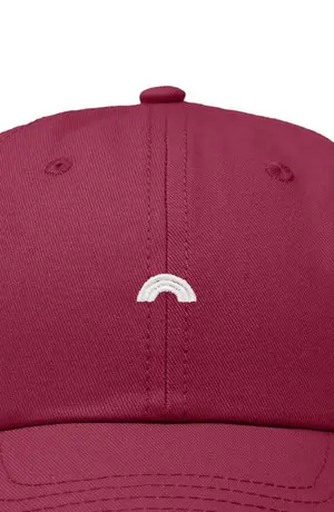 DALIX Lil Rainbow Baseball Cap - Maroon