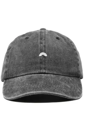 DALIX Dalix Lil Rainbow Baseball Cap Washed Black