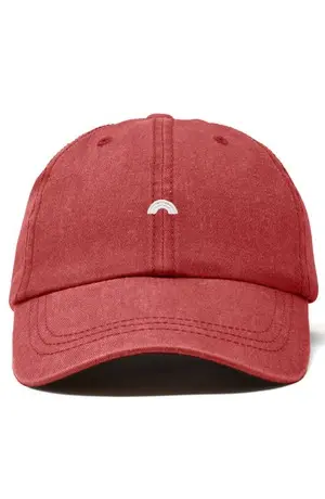 DALIX Dalix Lil Rainbow Baseball Cap Washed Red