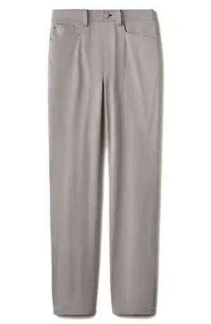 RHONE Slim Leg Flyweight Pants - Light Gray