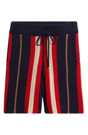 MAVRANS Striped Knit Shorts
