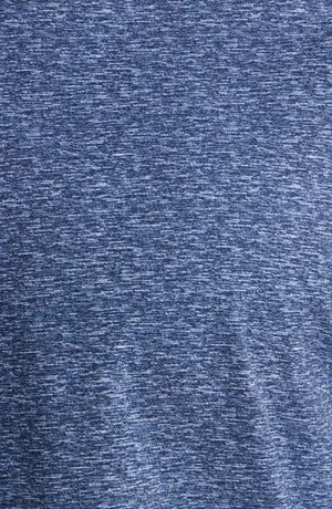 W.R.K Trim Fit Mélange Performance Button-up Shirt - Navy