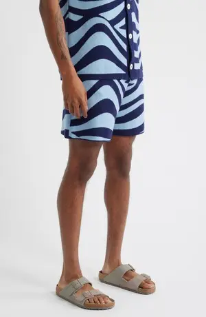 MAVRANS Wave Knit Shorts
