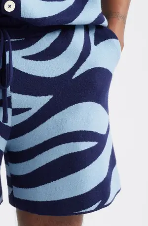 MAVRANS Wave Knit Shorts