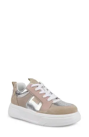 CANDIE'S Lancer Platform Sneakers - Natural/ Silver