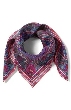 Liberty Hera Silk Square Scarf - Purple