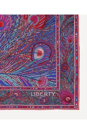 Liberty Hera Silk Square Scarf - Purple