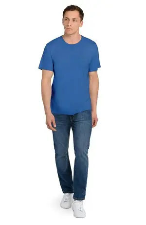 W.R.K Solid Reworked Slim Fit T-shirt - Med Blue