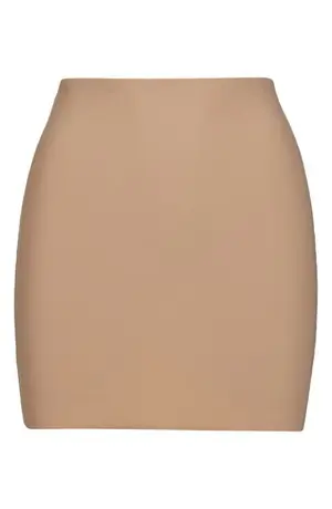 Commando Classic Mini Half Slip Skort - Beige
