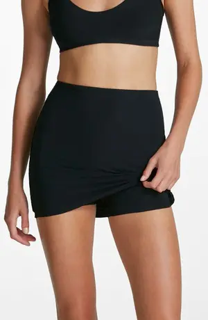 Commando Classic Mini Half Slip Skort - Black
