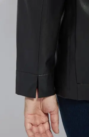Lyssé Essentials Faux Leather Blazer