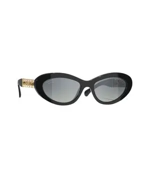 Chanel Cat Eye Sunglasses Black