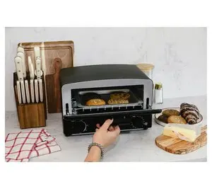 WILLOW Compact 4-slice Toaster Oven With Bakingrack
