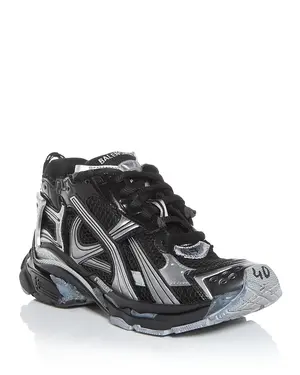 Balenciaga Runner Sneakers - Gris/blanc