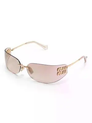 Miu Miu Logo-plaque Sunglasses