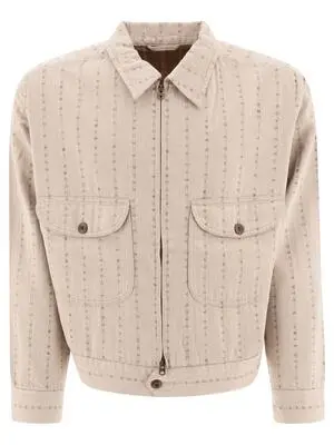 Human Made Short Zip-Up Jacket In Beige - 63% Off | Editorialist