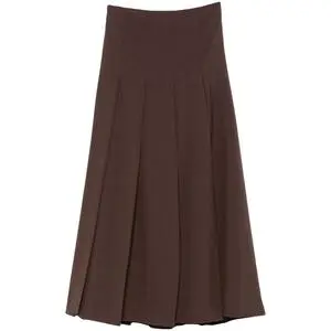 Studio Nicholson Pleated Skirt - Brown