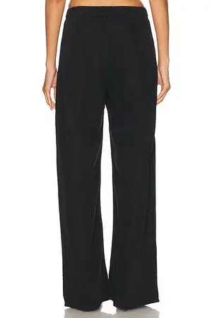 EB DENIM Eddie Bowed Linen Pant - Black