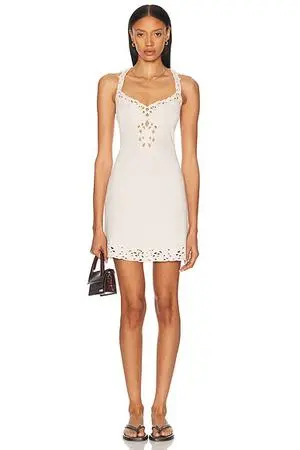 Cult Gaia Matisse Knit Dress - Cloud