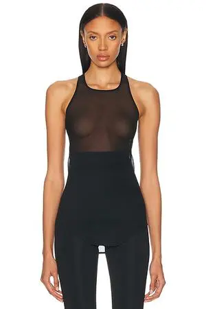 Rick Owens Sheer Jersey Tank Top