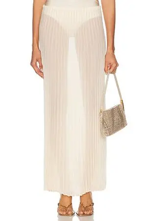 SHANI SHEMER Thora Maxi Skirt - Macademia