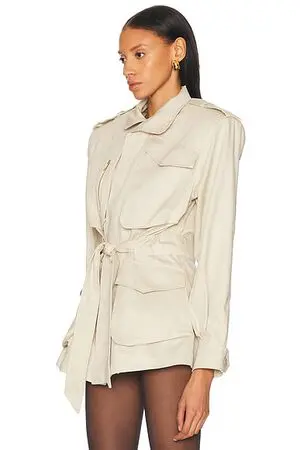 Alexandre Vauthier Cotton Tailoring Jacket - Dune