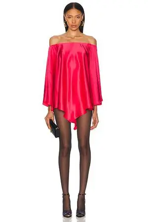Alexandre Vauthier Satin Mini Dress