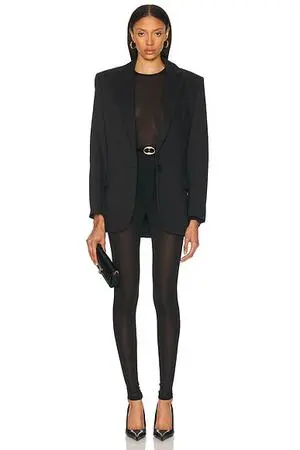 Alexandre Vauthier Long Sleeve Mesh Top