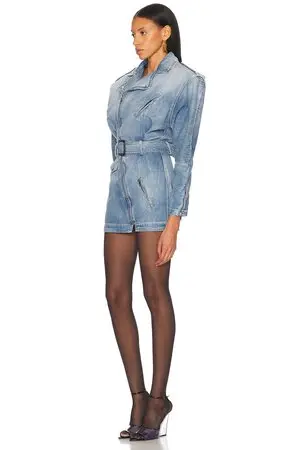 Alexandre Vauthier Denim Mini Dress