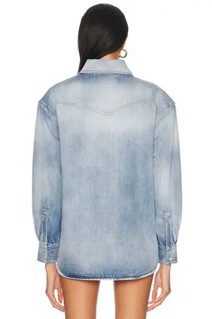 Alexandre Vauthier Denim Button-down Top