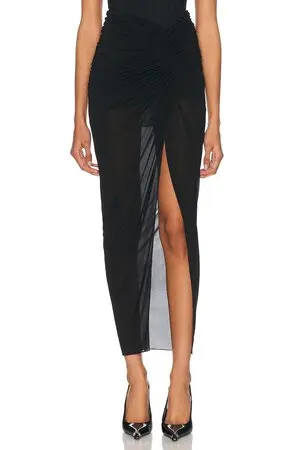 Alexandre Vauthier High Slit Maxi Skirt