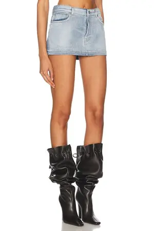 Alexandre Vauthier Denim Mini Skirt