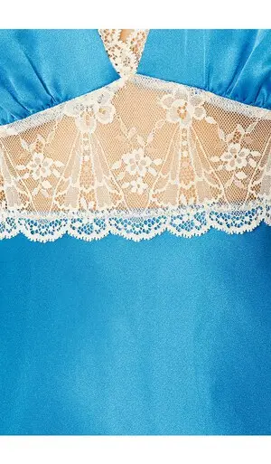 Amanda Uprichard Satin Lace-trimmed Dress