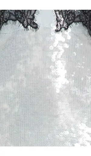 Retrofete Ellen Sequin Dress - Ice Blue
